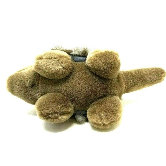 Toys | Aurora Armadillo Plush 85 Gray Brown Stuffed Animal Textured ...